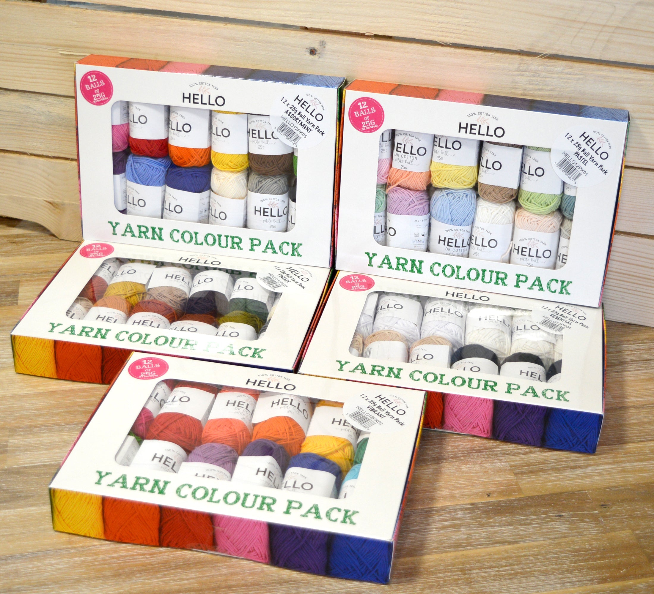 Hello Cotton Yarn Pack – Hello Crafts