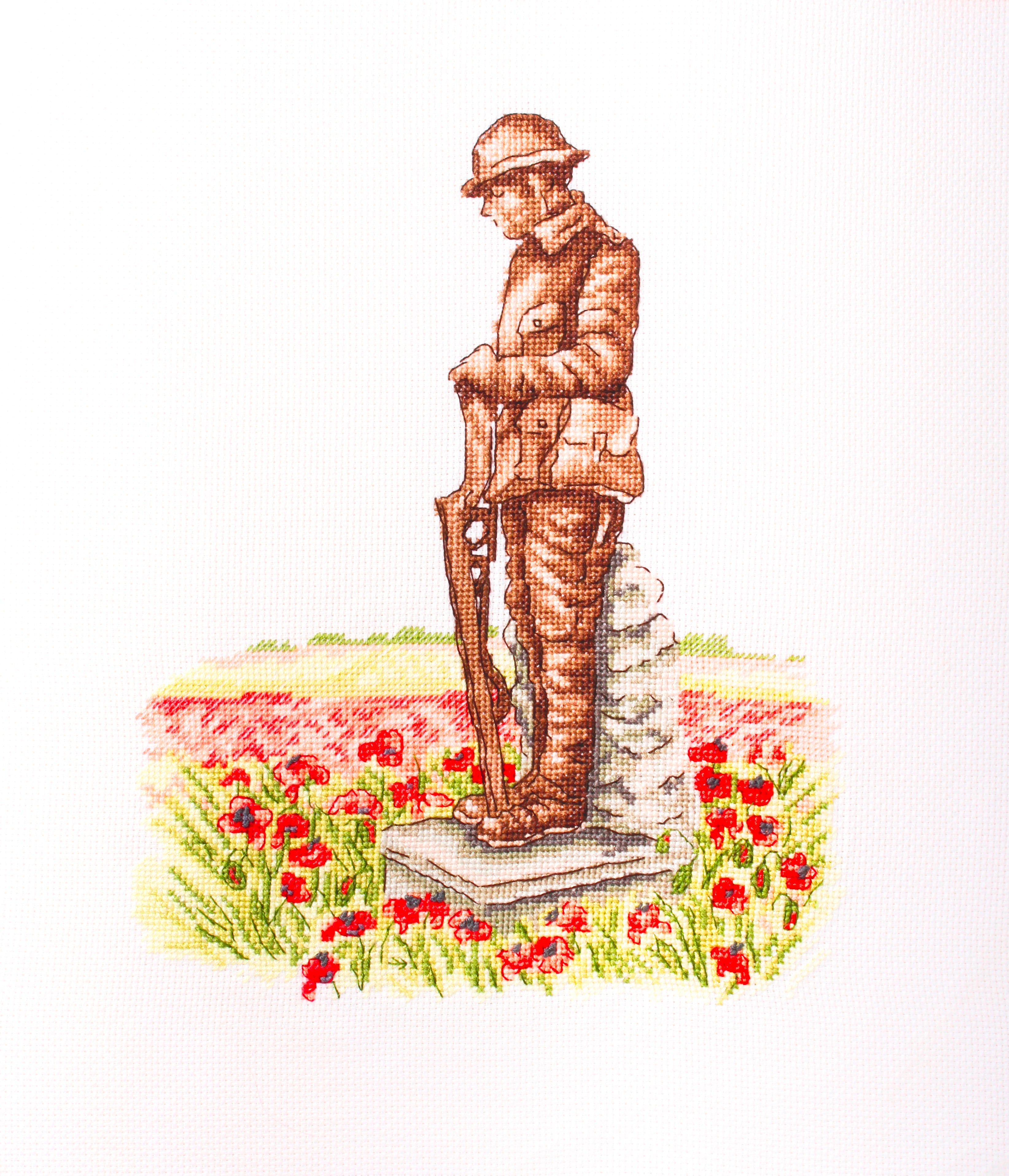 Remembrance Counted Cross Stitch Kit - In Flanders Fields – Hello Crafts